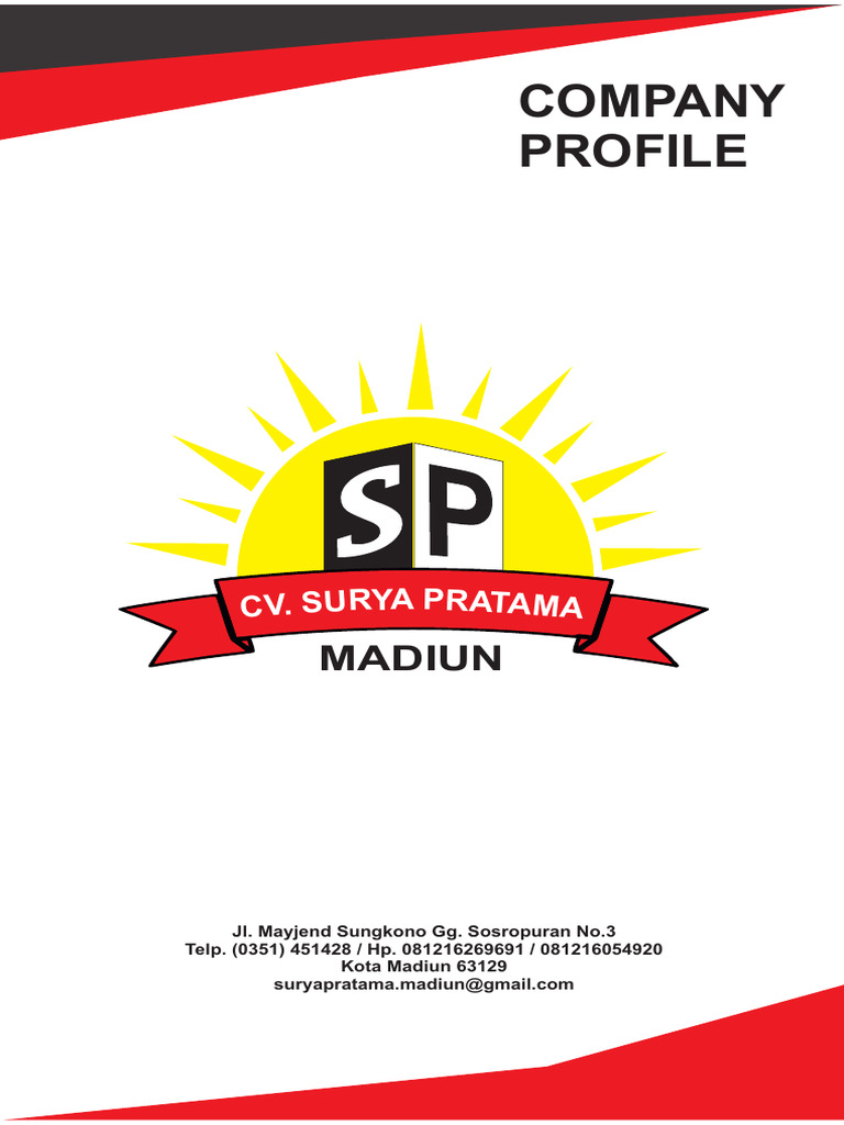 COMPRO CV SURYA PRATAMA | PDF