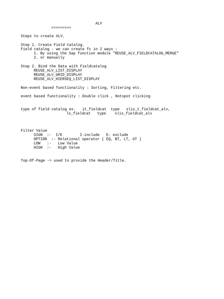 Alv | PDF