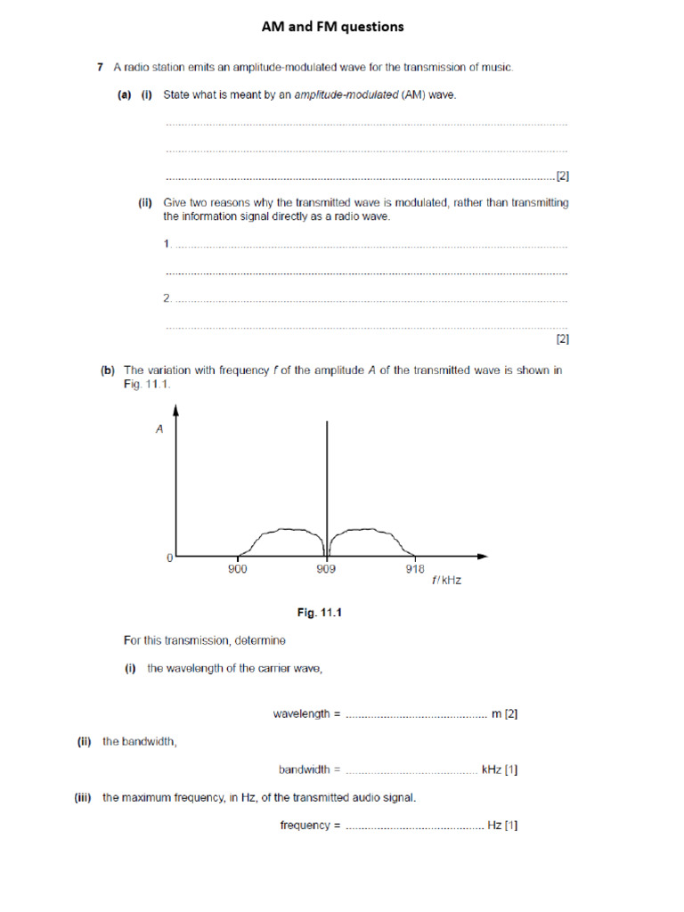 Radio Signal Modulation Basics | PDF