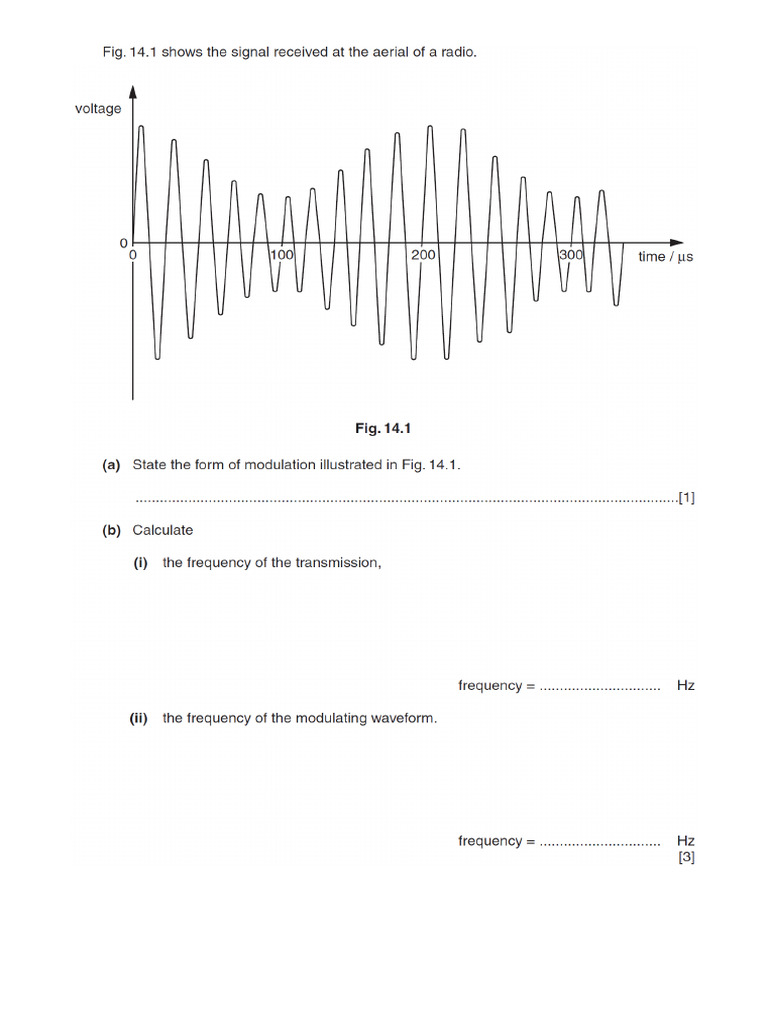 Modulation Worksheet 2 | PDF
