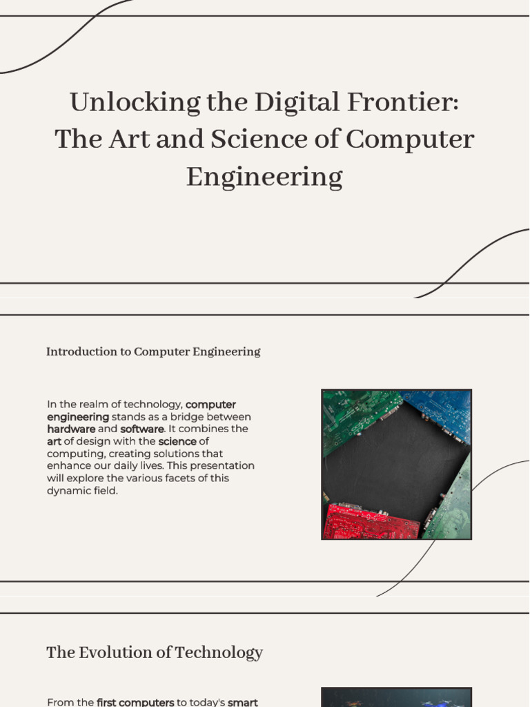 Slidesgo Unlocking the Digital Frontier the Art and Science of Computer Engineering ...