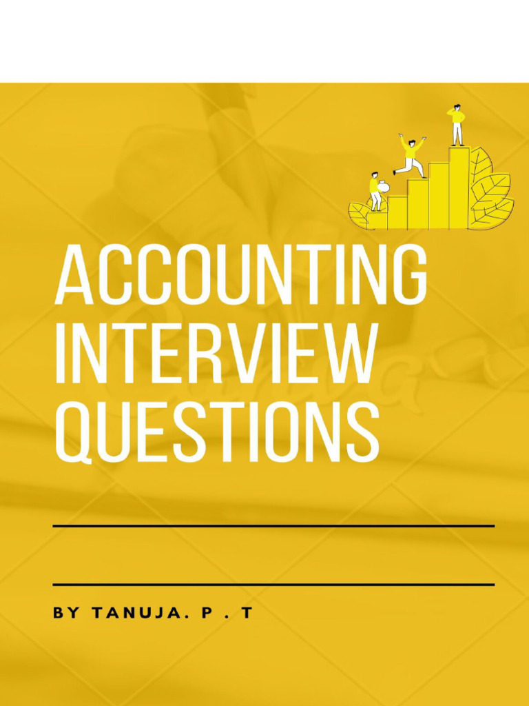 Accounting Interview Questions - Preparing For Big 4 Interview ...