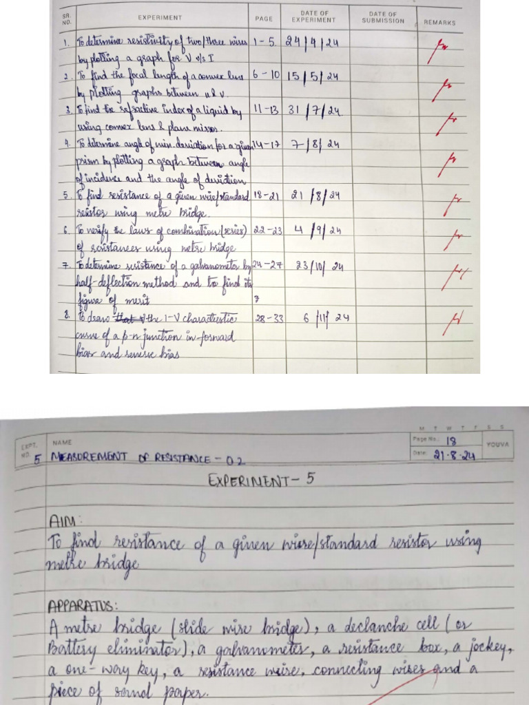 Physics Practical File 2.0 | PDF