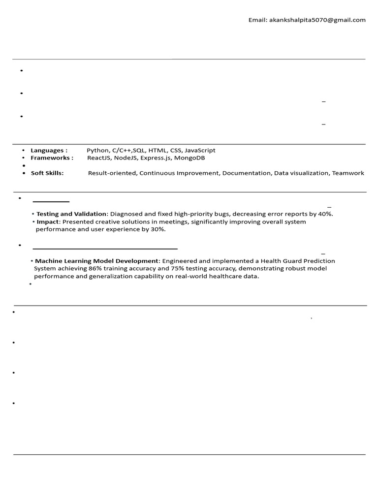AlpitaNarayan_Resume | PDF | Python (Programming Language) | Java Script