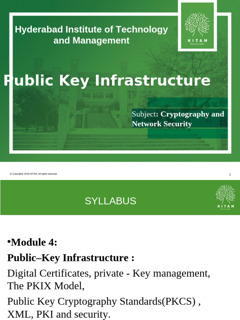 Public Key Infrastructure | PDF | Public Key Certificate | Public Key ...