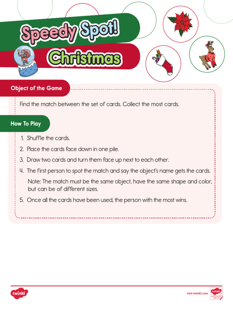 Color Speedy Spot! Christmas Theme | PDF