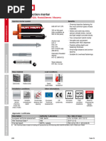Hilti HIT-HY 270 Technical Data Sheet | PDF | Brick | Mortar (Masonry)