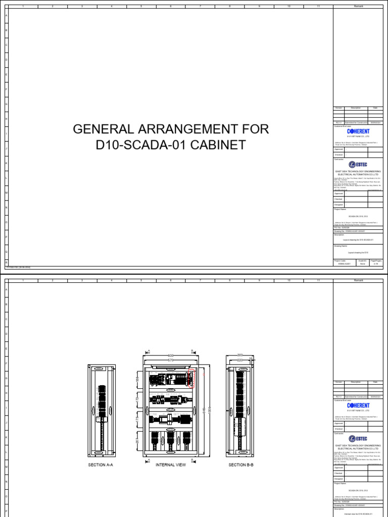 ES682-A2401-020401-Layout Drawing For D10-RC1.1 (Change Card) | PDF | Vietnam | South Vietnam