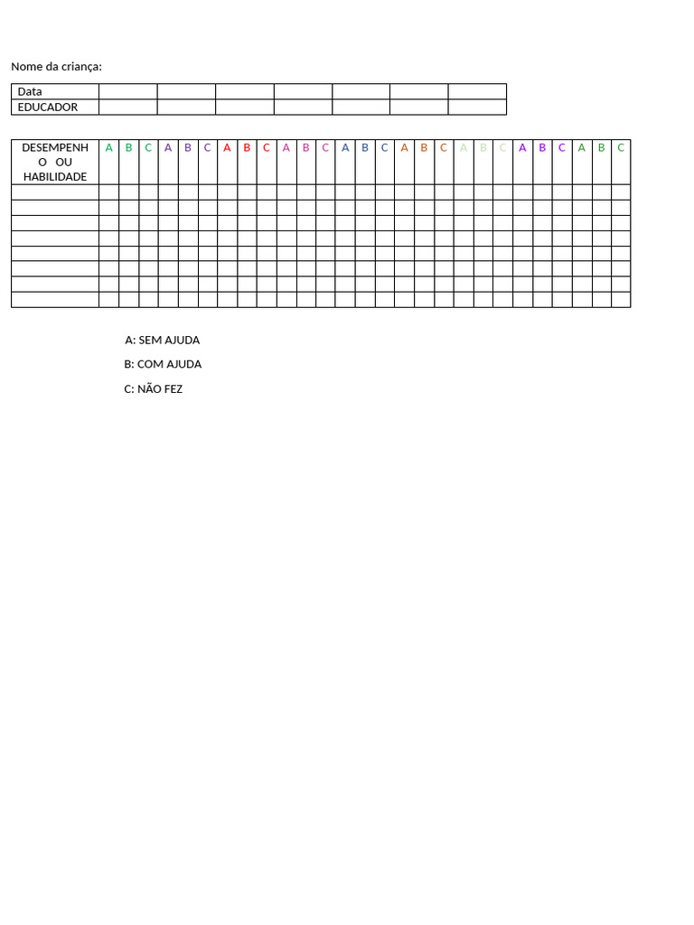 Modelo Programa | PDF