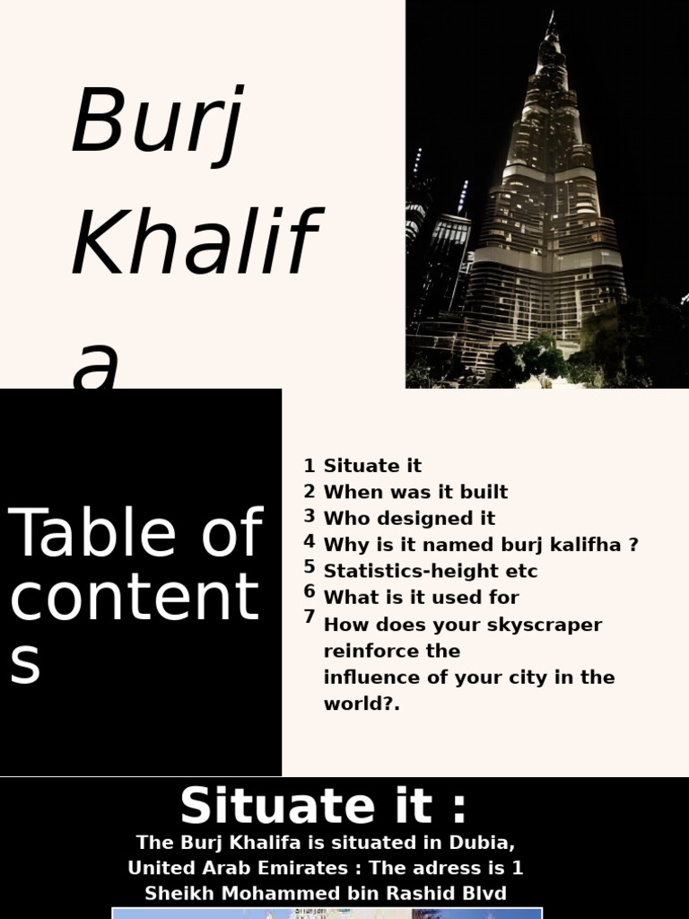Burj Khalifa | PDF