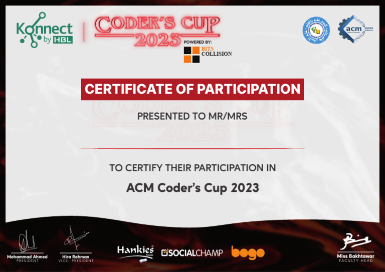 Coders Cup | PDF