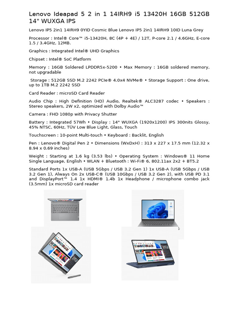 Brosur baru-2 | PDF | Usb | Computer Hardware