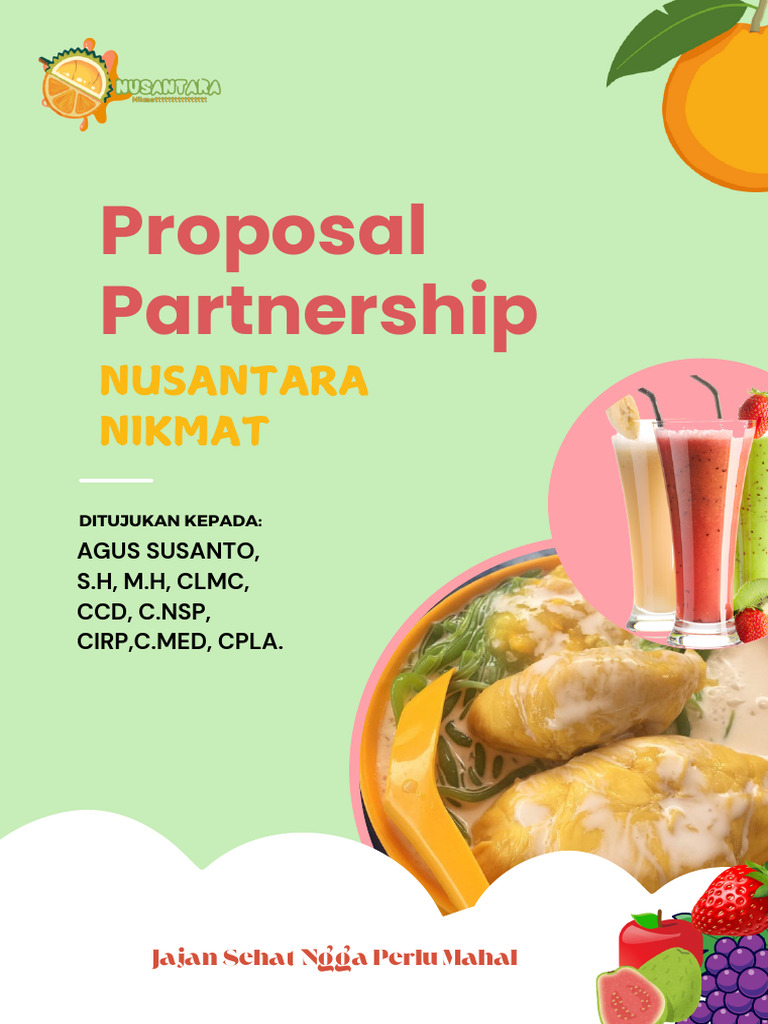 Proposal Bisnis Kuliner Nusantara Nikmat | PDF