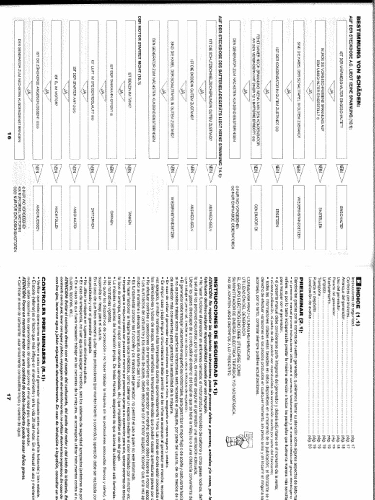 Manual Pramac Grupos Monofasicos | PDF