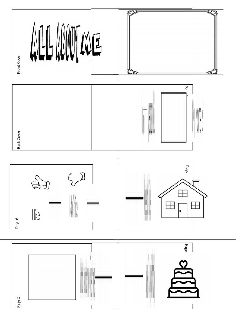 All About Me Booklet + | PDF