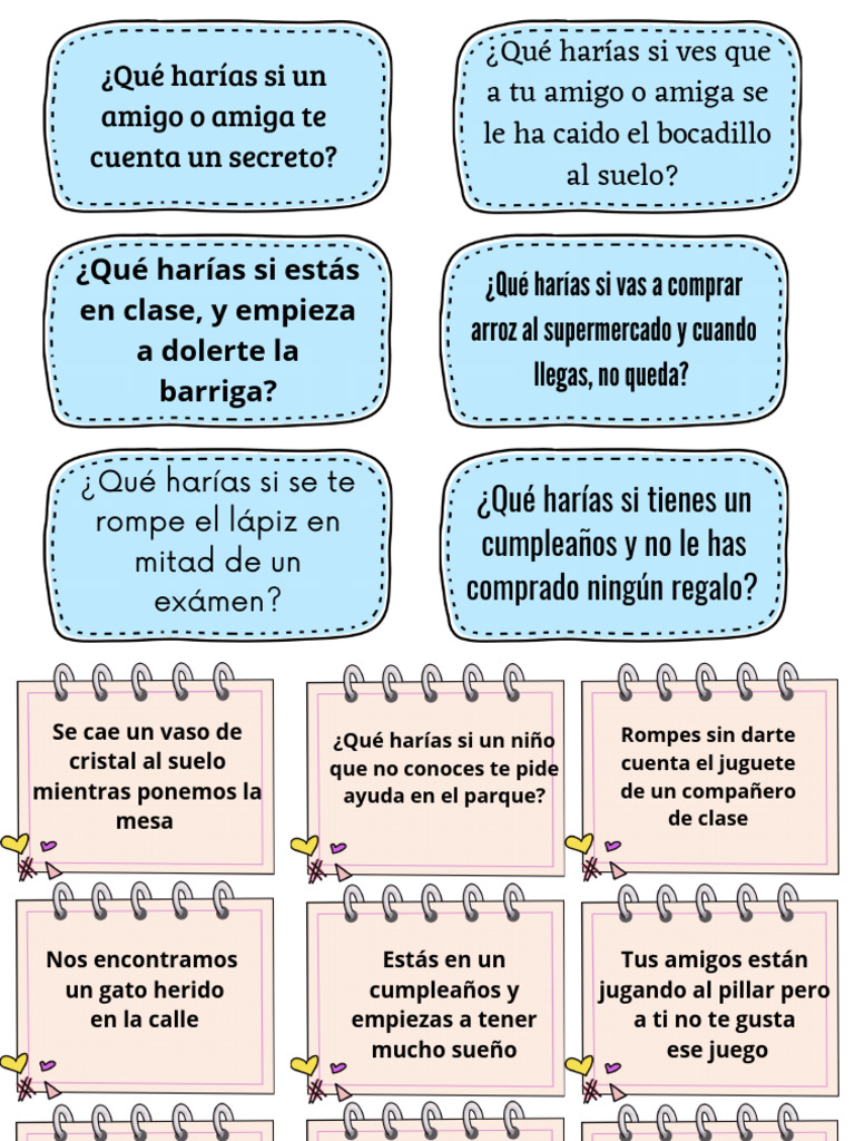 Situaciones Cotidianas: ¿Qué Harías? | PDF