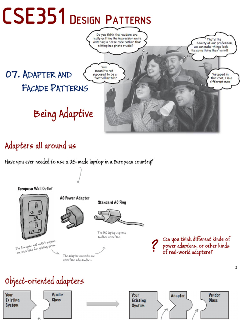 07 - Adapter and Facade Patterns | PDF | Class (Computer Programming) | Inheritance (Object ...