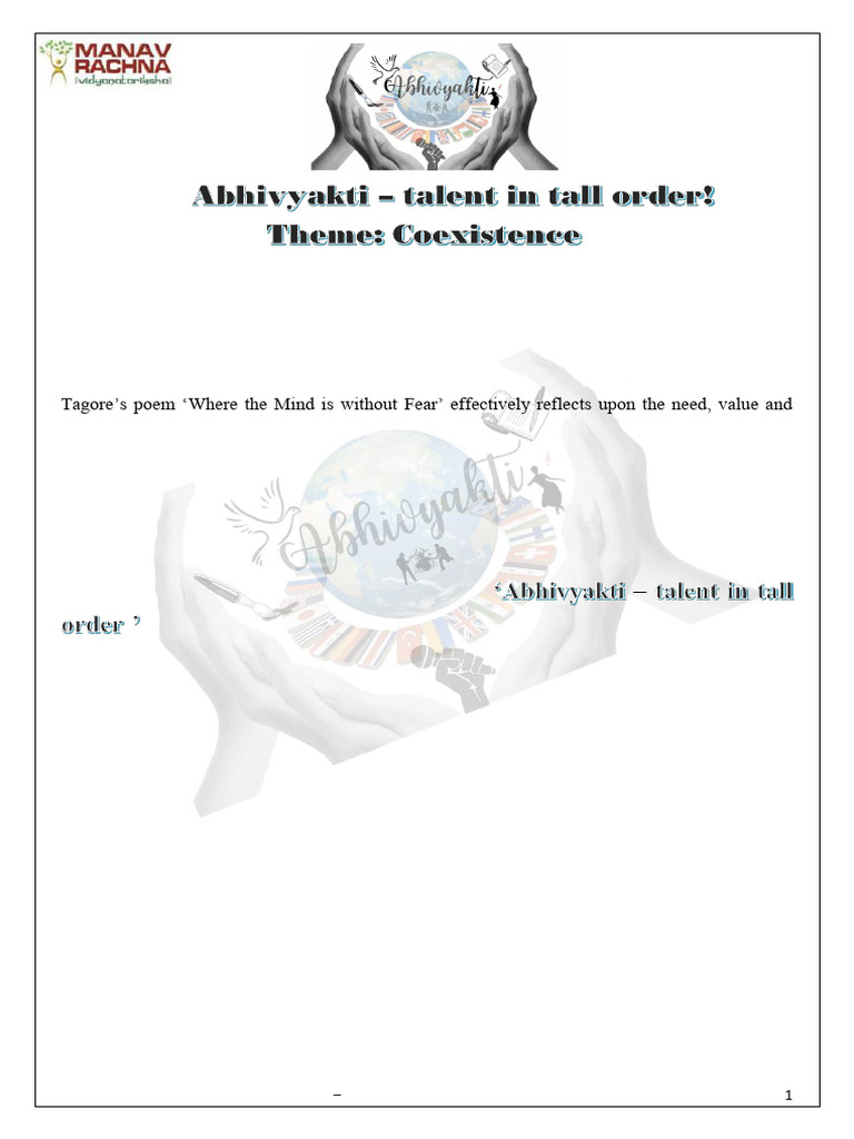 MRIS 21C - Abhivyakti - Invitation To Participate - October 2024 | PDF ...