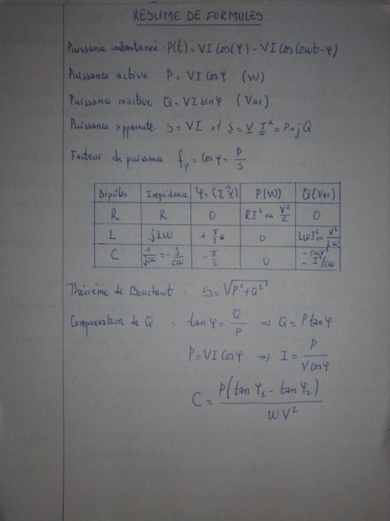 Corro TD Polyphasé - 2019 | PDF