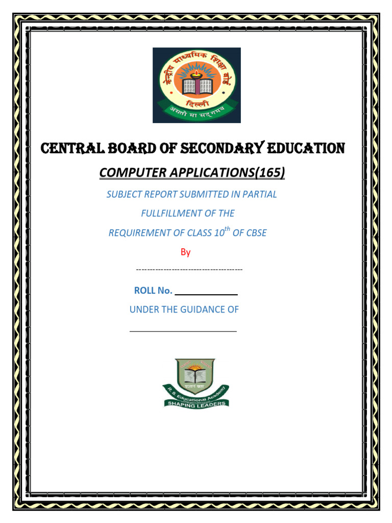 Computer Application Class 10 Session - 2024-25 | PDF | Internet ...