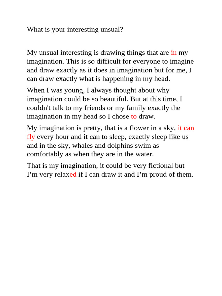 Drawing My Imagination: A Personal Journey | PDF