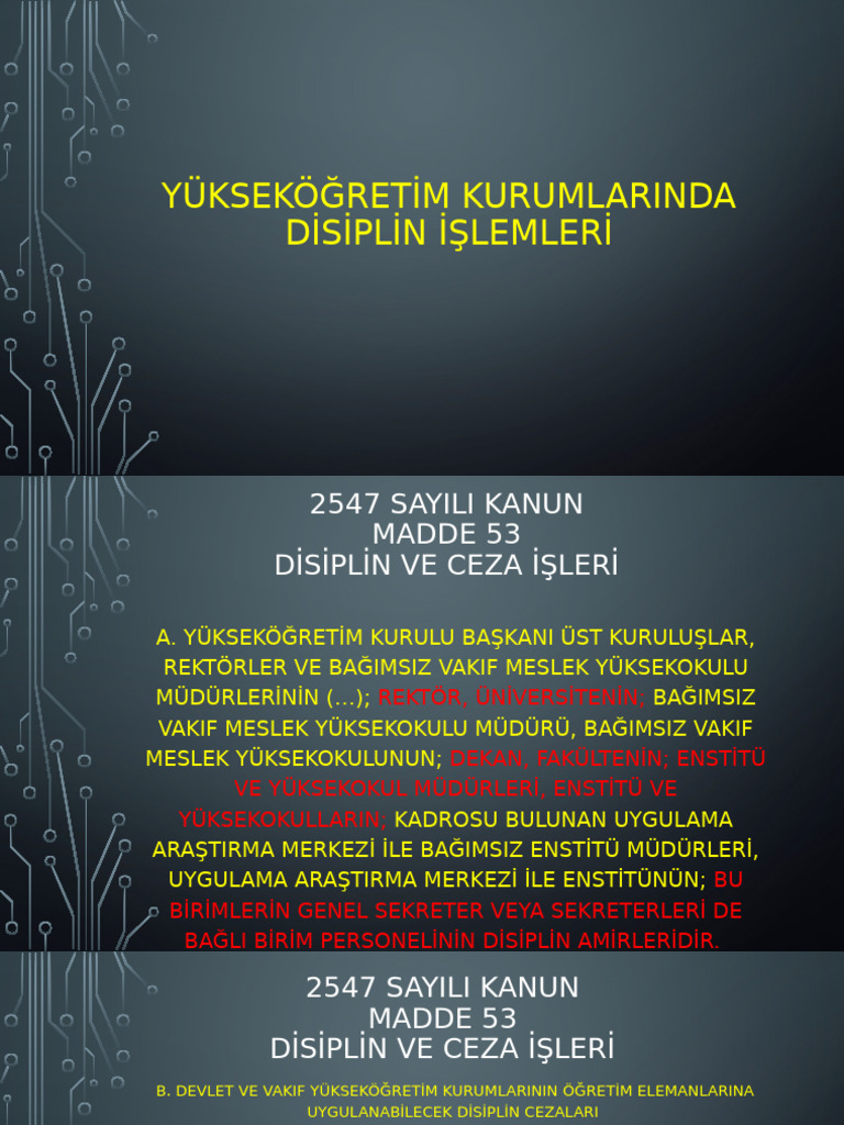 1 - Disiplin-Islemleri-Sunu | PDF