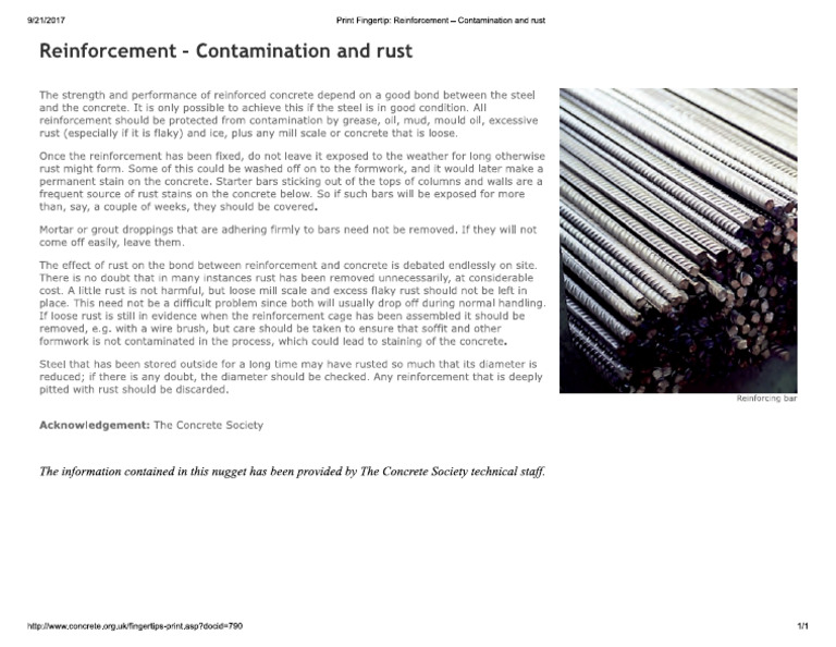 Print Fingertip - Reinforcement - Contamination and Rust | PDF