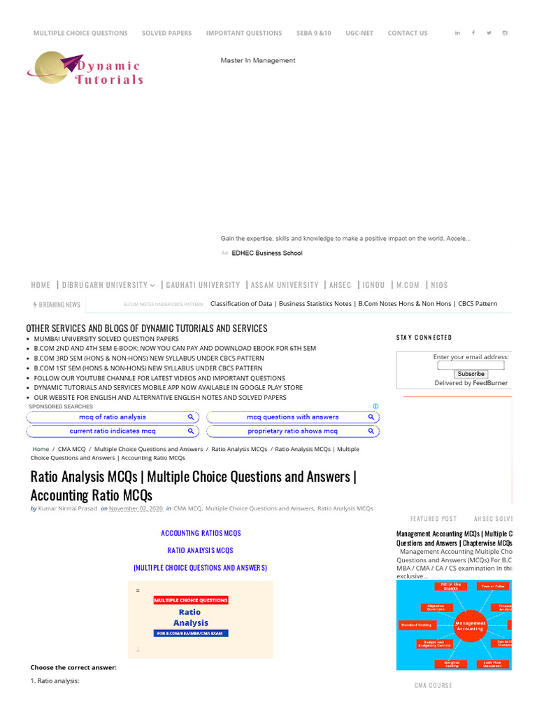 Dynamic Tutorials & Services Guide | PDF | Revenue | Working Capital