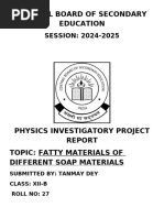 Total Fatty Matter in Soap Analysis | PDF | Fatty Acid | Water