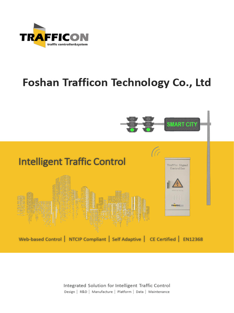 Trafficon - Intelligent Traffic Control-Smart Intersection 2024 | PDF | Traffic Light | Traffic