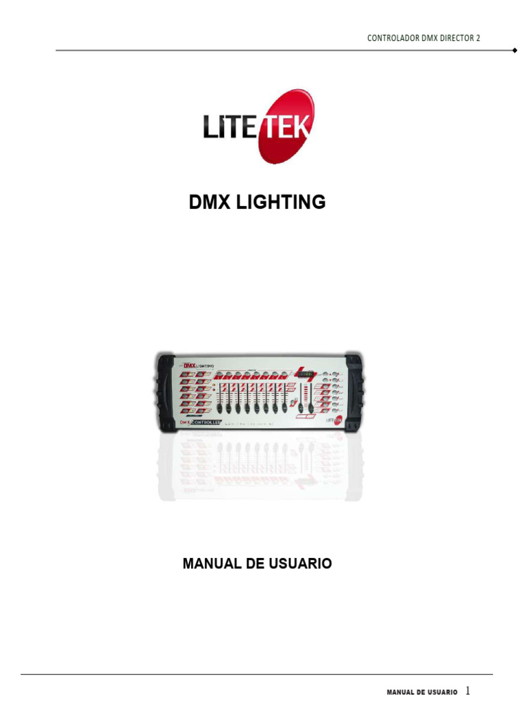 DMX Lighting Manual | PDF | Ingenieria Eléctrica | Informática