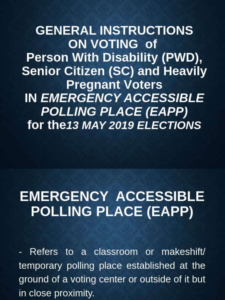 PWD-Sensitivity | PDF | Identity Document | Voting