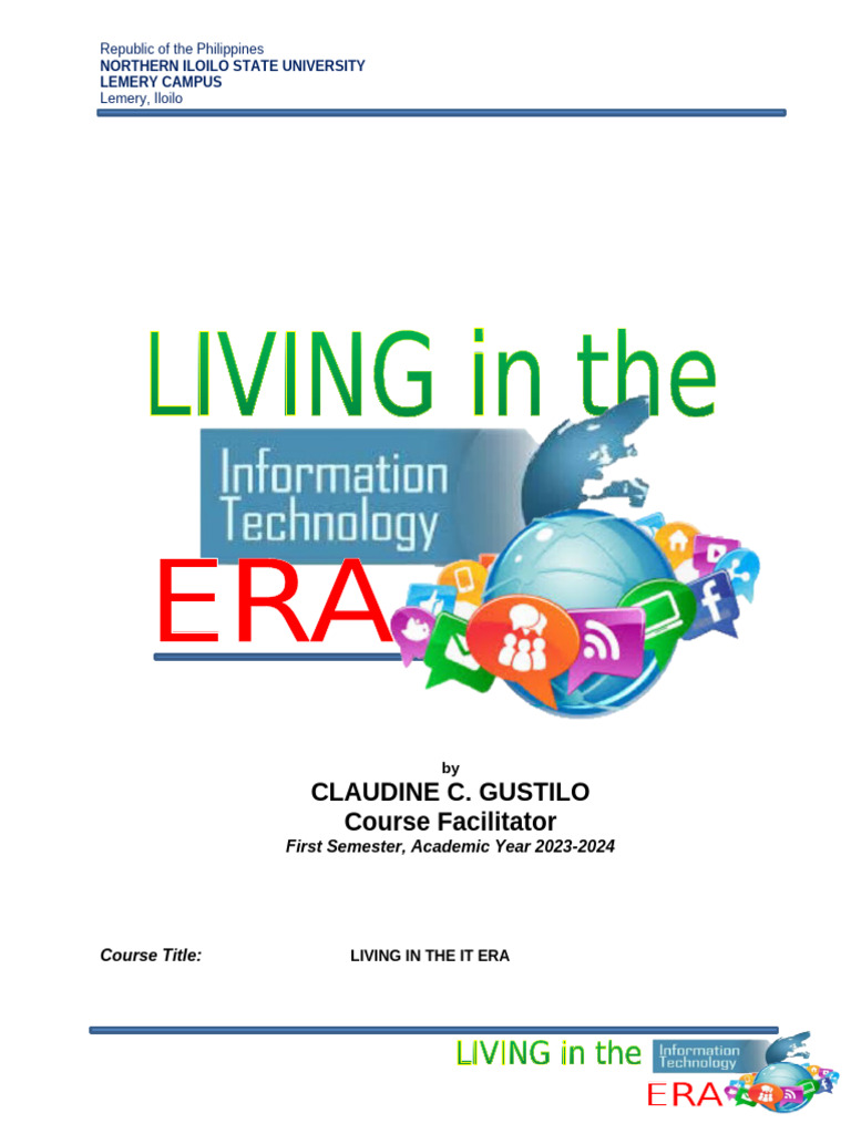 LIVING in The IT Era MODule 1 | PDF | Random Access Memory | Input/Output