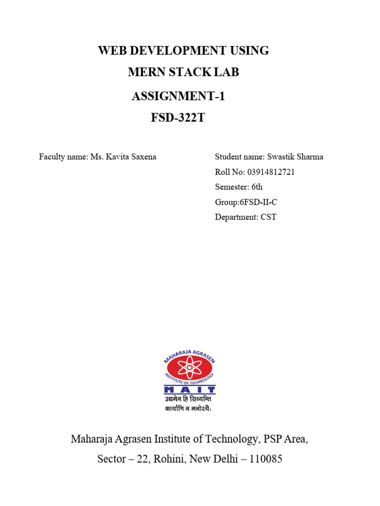 Web Dev Assignments | PDF | Computing | Systems Architecture