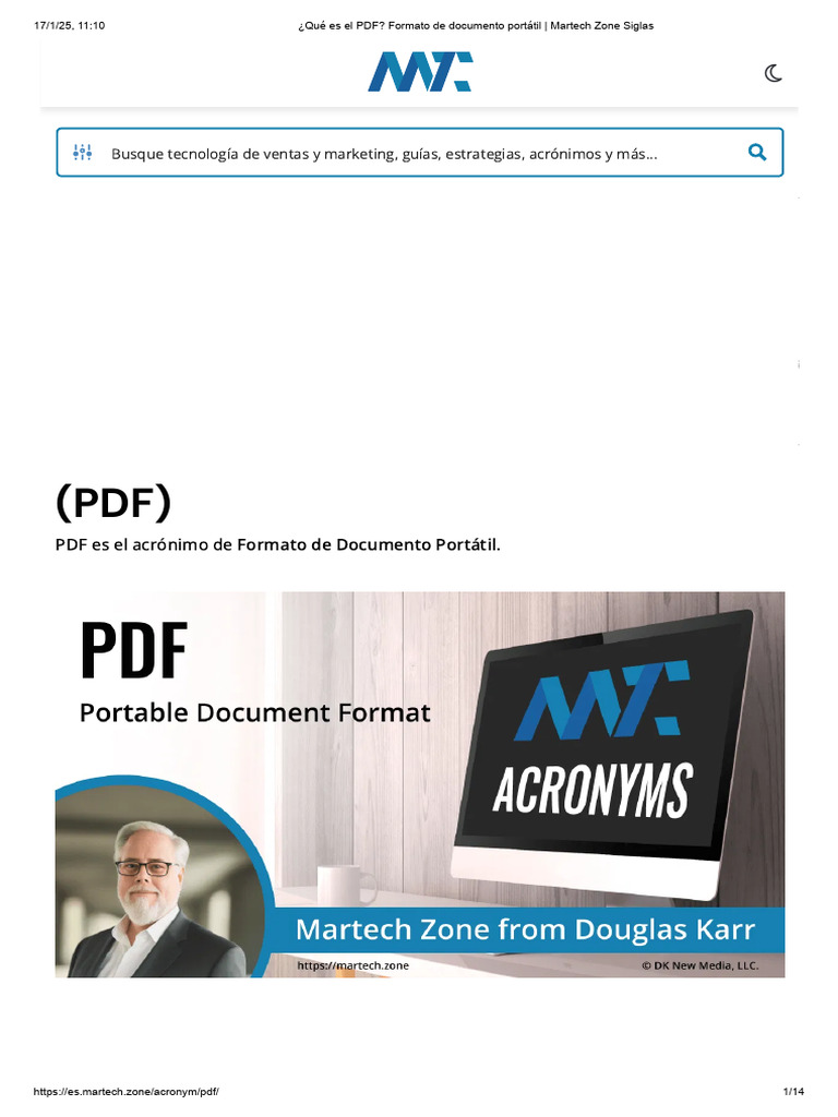Martech Zone Siglas | PDF | Internet | Informática