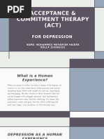 ACT Case Formulation Template v2.0 | PDF | Thought | Self