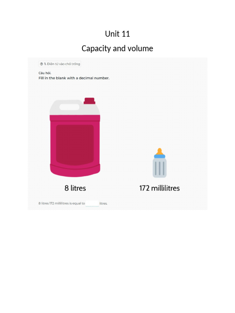 unit 11 capacity | PDF