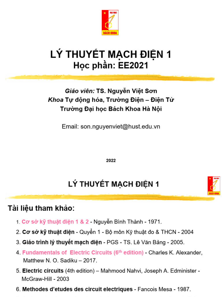 EE2021 - Chuong 00 - Gioi Thieu | PDF