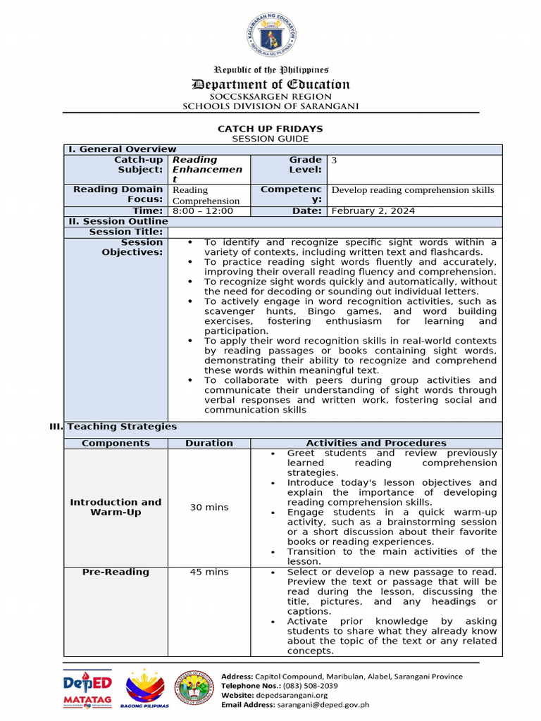 Reading (Enhancement) Cuf-Sg (Autorecovered) | PDF | Reading Comprehension | Language Acquisition