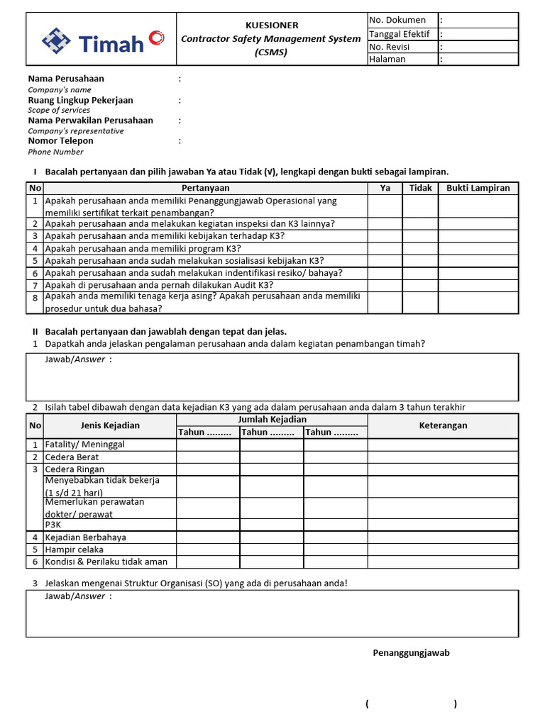 Kuesioner CSMS - Mitra Usaha P2P | PDF