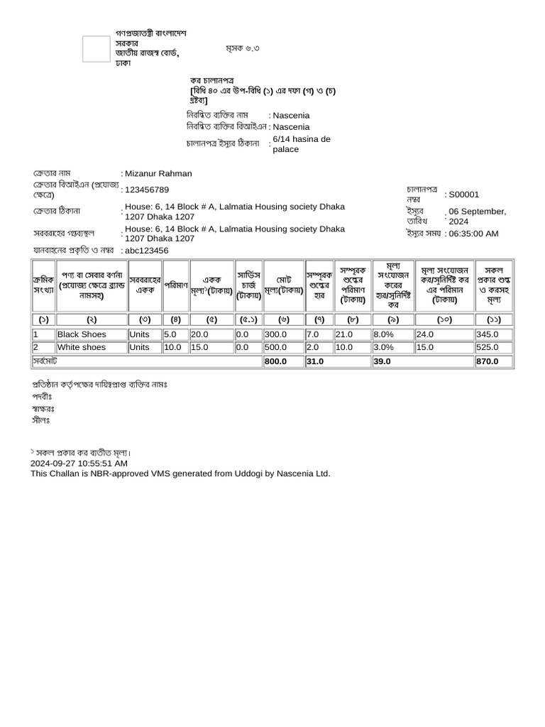 Mushak 6 3 S00001 | PDF