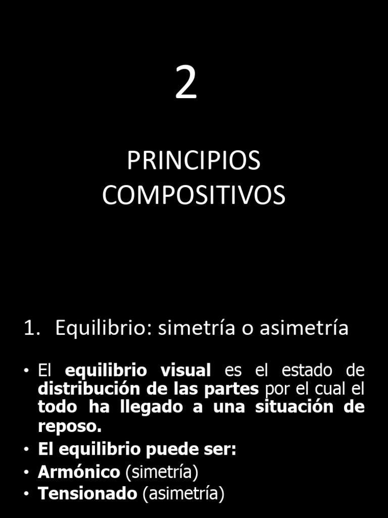 Composicion Principios y Esquemas Compositivos en Foto | PDF | Simetría