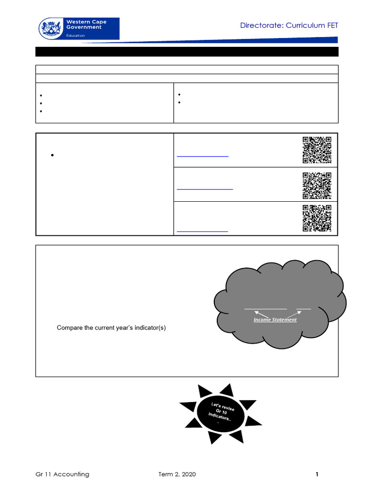 Acc GR 11 Week 5 PS A&Intr ENG | PDF | Equity (Finance) | Balance Sheet