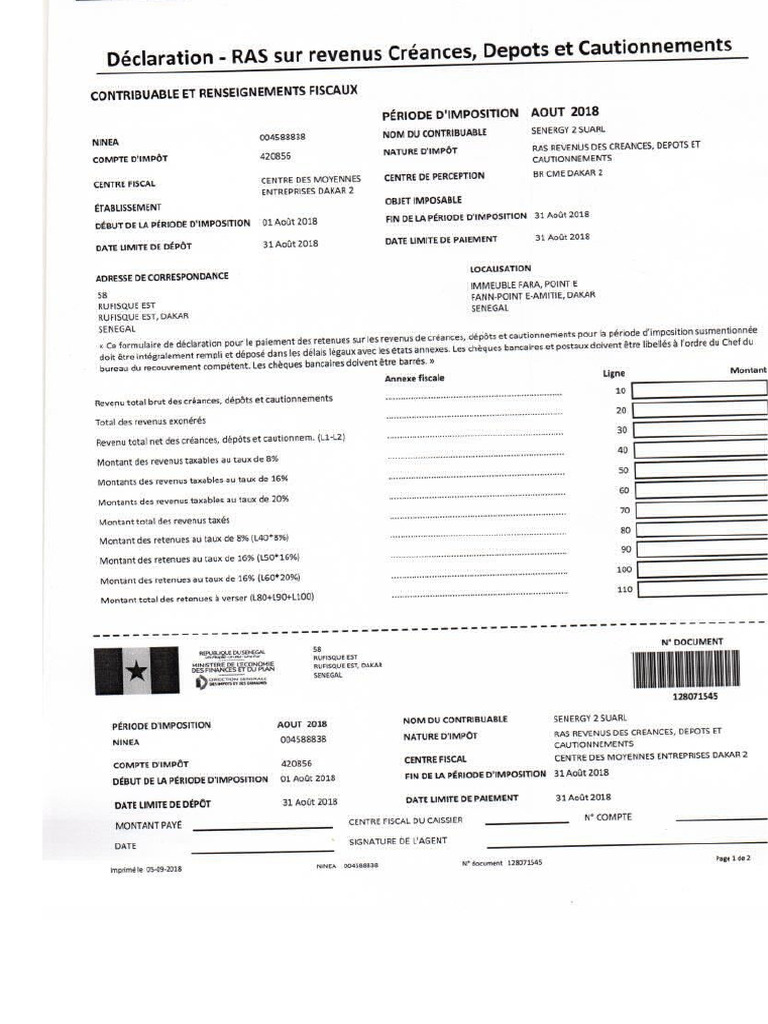 Imprimé d'IRC | PDF