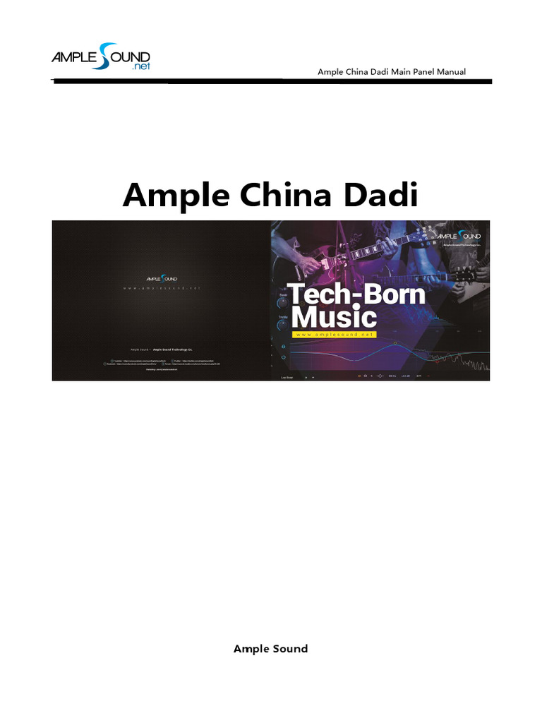 Main_Panel_Manual-ACDD | PDF | Musical Instruments | Music Technology