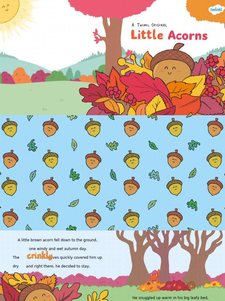 A Little Acorn's Journey | PDF | Acorn | Trees