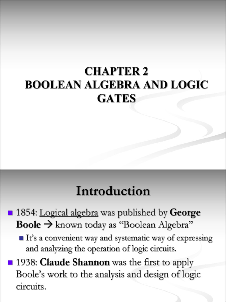 DLD CH2 | PDF | Boolean Algebra | Teaching Mathematics
