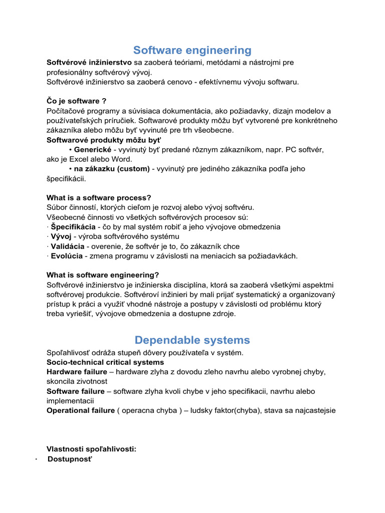 SWI - Poznamky (Uzitocne Dost) | PDF