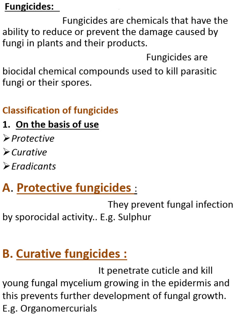 fungicides | PDF | Fungicide | Fungus
