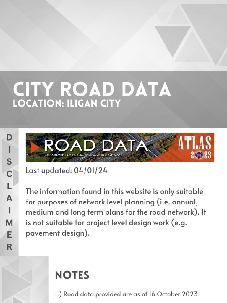 Ilg Road Data-Ce34 | PDF